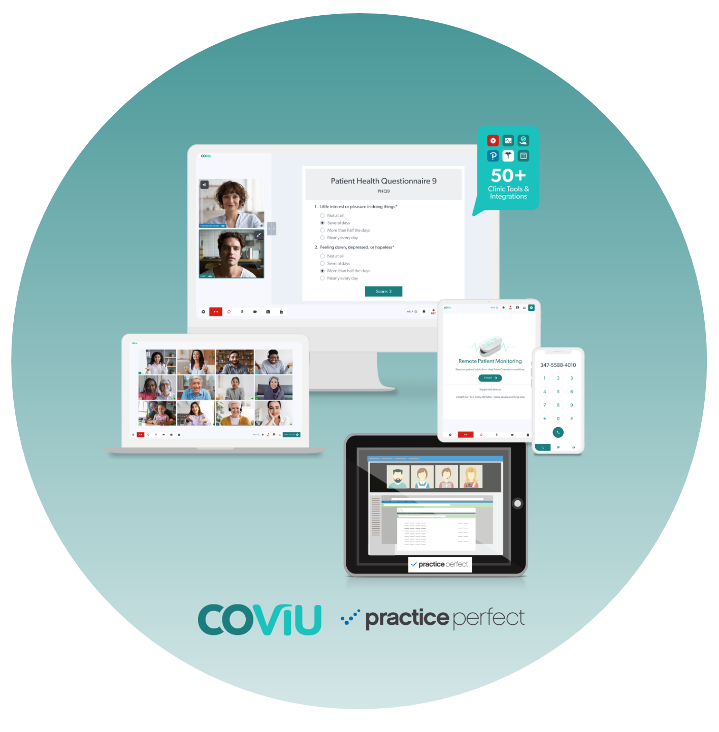 Efficient Telehealth | Coviu & Practice Perfect